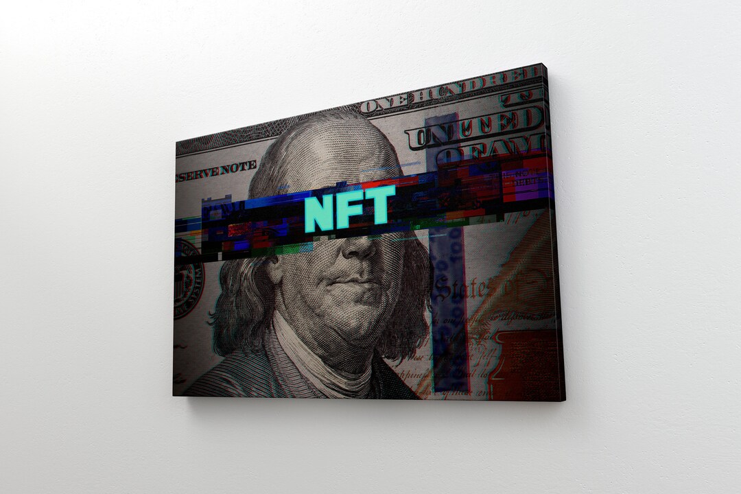 Abstract Glitch NFT on 100 Dollar Bill. US Dollar Transform - Etsy Abstract Glitch NFT on 100 Dollar Bill. US Dollar Transform - Etsy