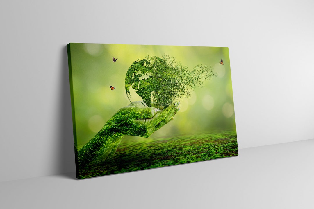 New Life Art Decor. Nature Wall Art. Tree of Life. Tree Wall Art. Green ...