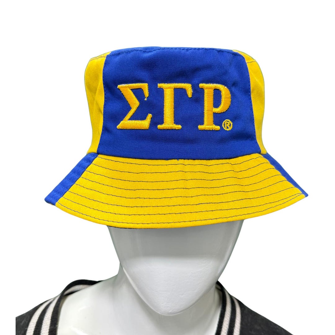 Sigma Gamma Rho Color Block Bucket Hat - Etsy
