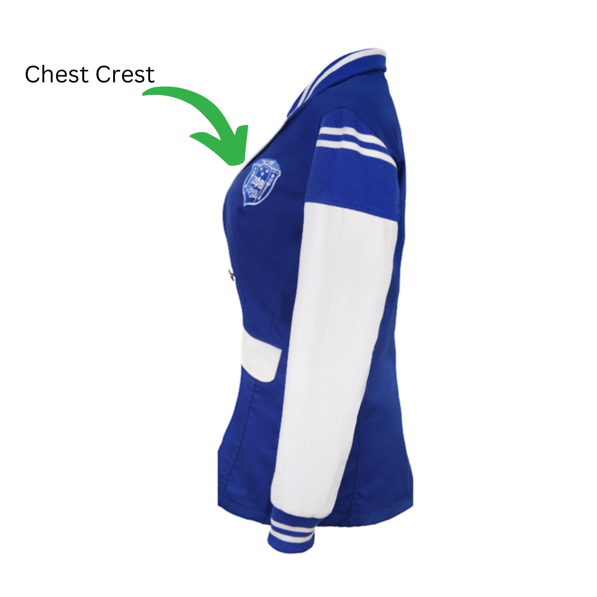 Custom Sorority Varsity Blazer: Embroidered Greek Letter Jacket - Etsy