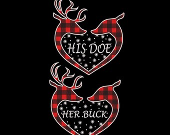 Her Buck His Doe Shirts - Etsy