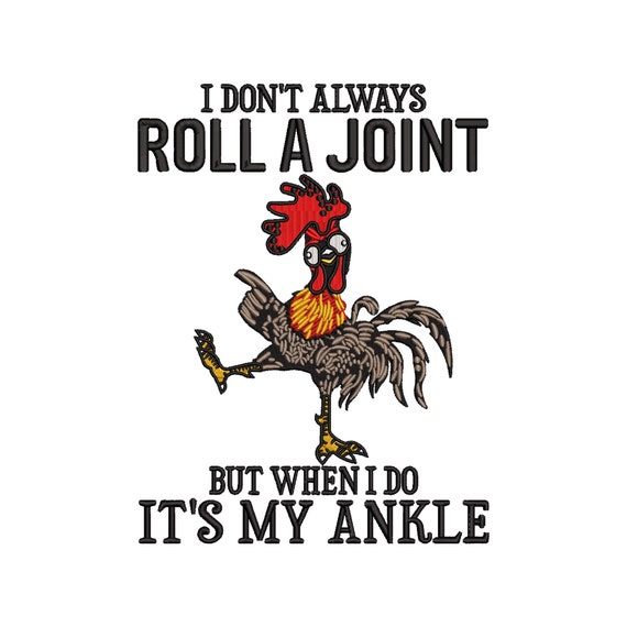 Roll A Joint Embroidery Designs Embroidery Patterns | Etsy UK