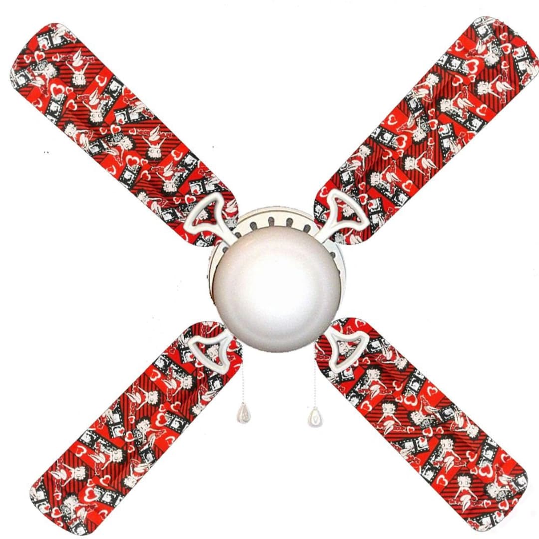 Betty Boop 42 Ceiling Fan and Lamp - Etsy