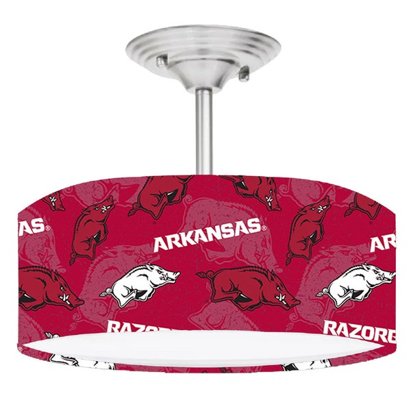 Arkansas Razorback Lamp - Etsy