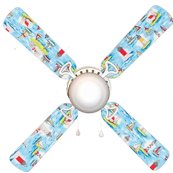 Lighthouses 42 Ceiling Fan and Lamp - Etsy