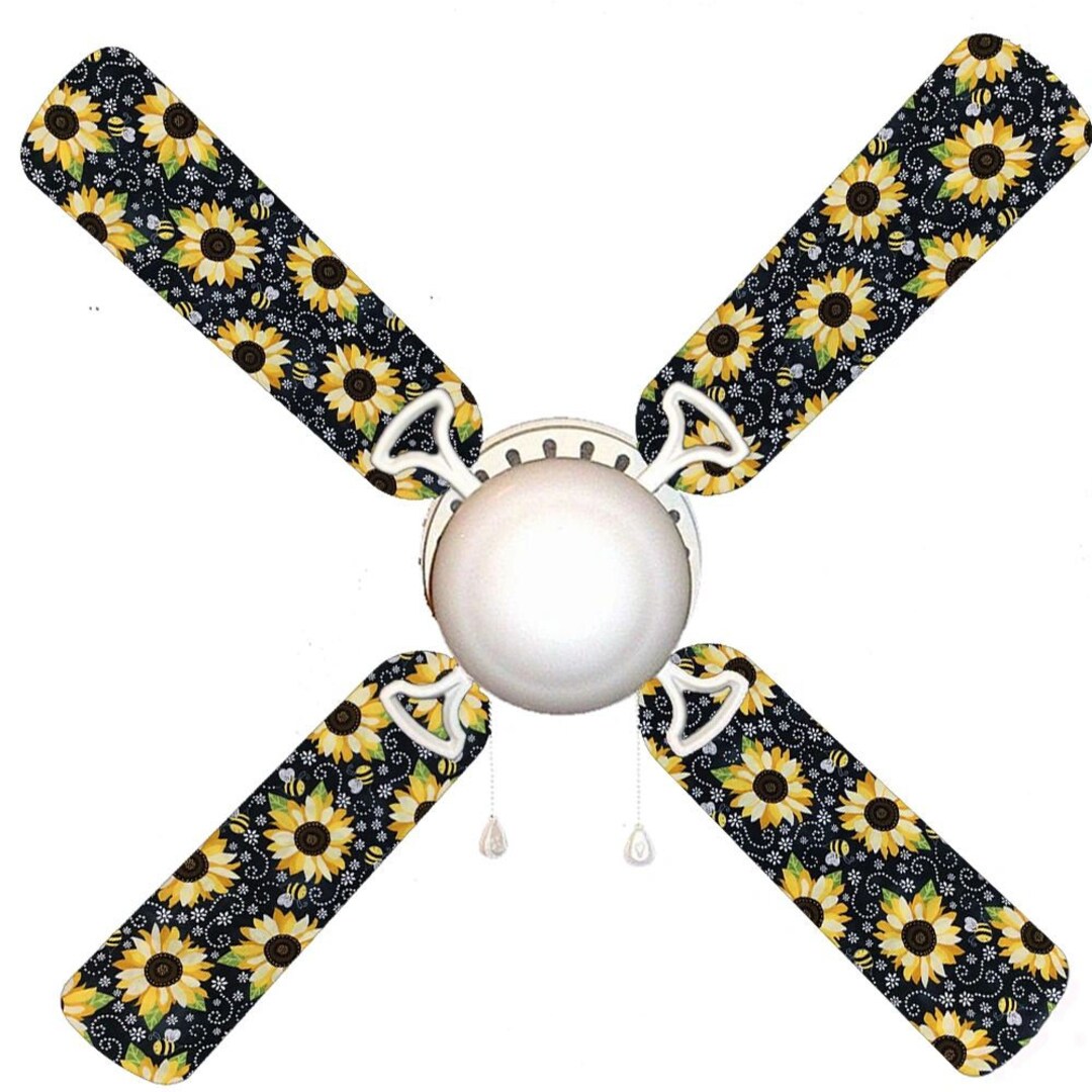 You Are My Sunshine Sunflowers and Bees 42 Ceiling Fan - Etsy