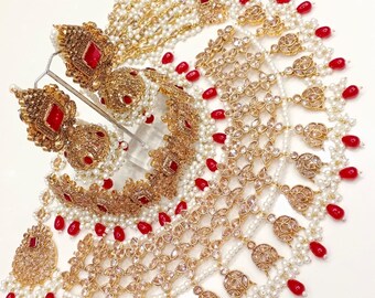 Bridal Heavy Complete Set / Indian Pakistani Bridal Shaadi - Etsy