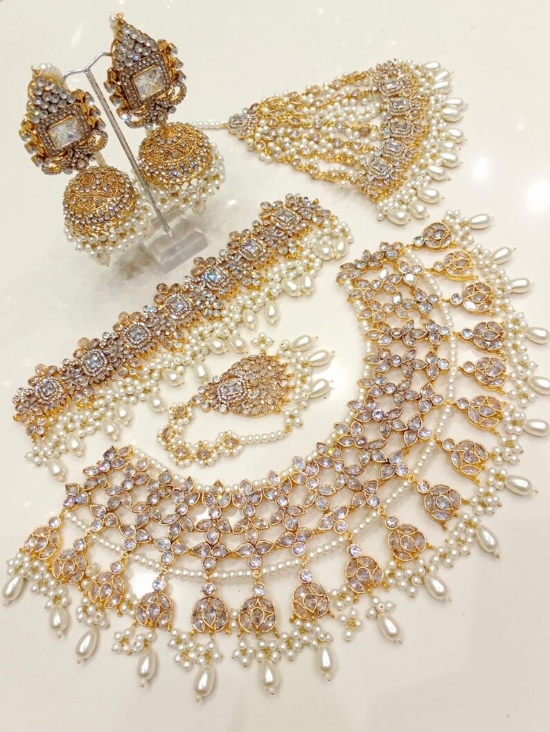 Bridal Heavy Complete Set / Indian Pakistani Bridal Shaadi - Etsy