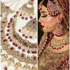Bridal Heavy Complete Set / Indian Pakistani Bridal Shaadi Jewelry ...