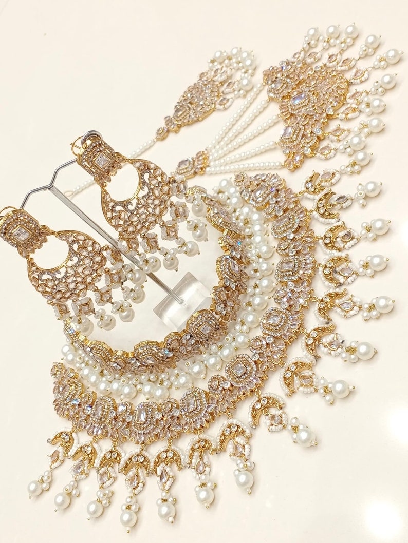 Bridal Heavy Complete Set / Indian Pakistani Bridal Shaadi - Etsy