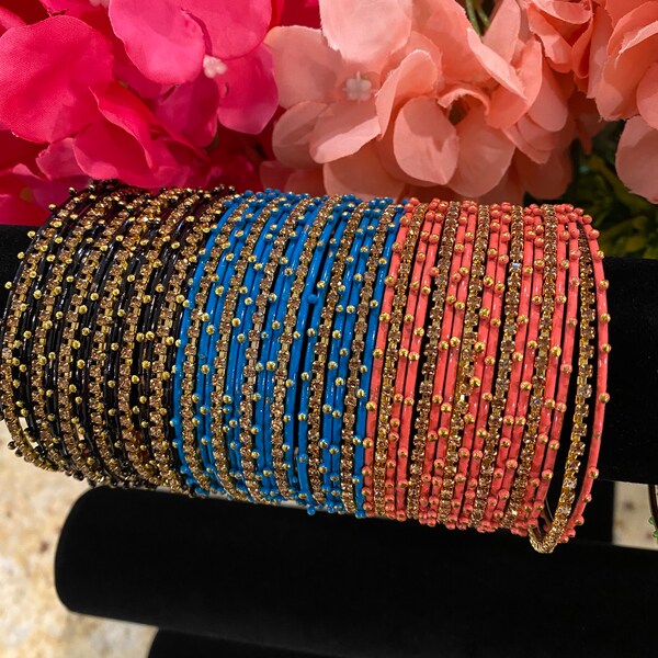 Stone Bangles - Etsy