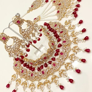 Bridal Heavy Complete Set / Indian Pakistani Bridal Shaadi Jewelry ...