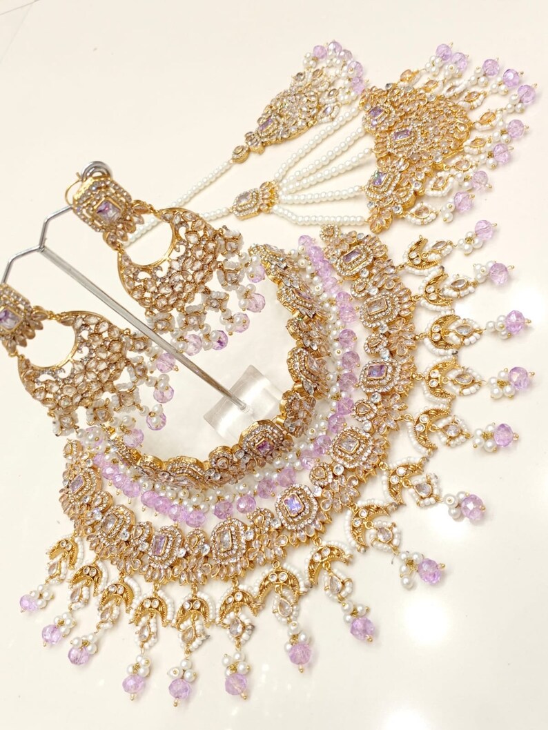 Bridal Heavy Complete Set / Indian Pakistani Bridal Shaadi - Etsy
