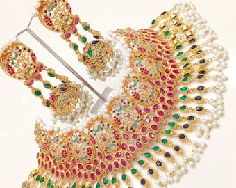 Bridal Heavy Complete Set / Indian Pakistani Bridal Shaadi - Etsy