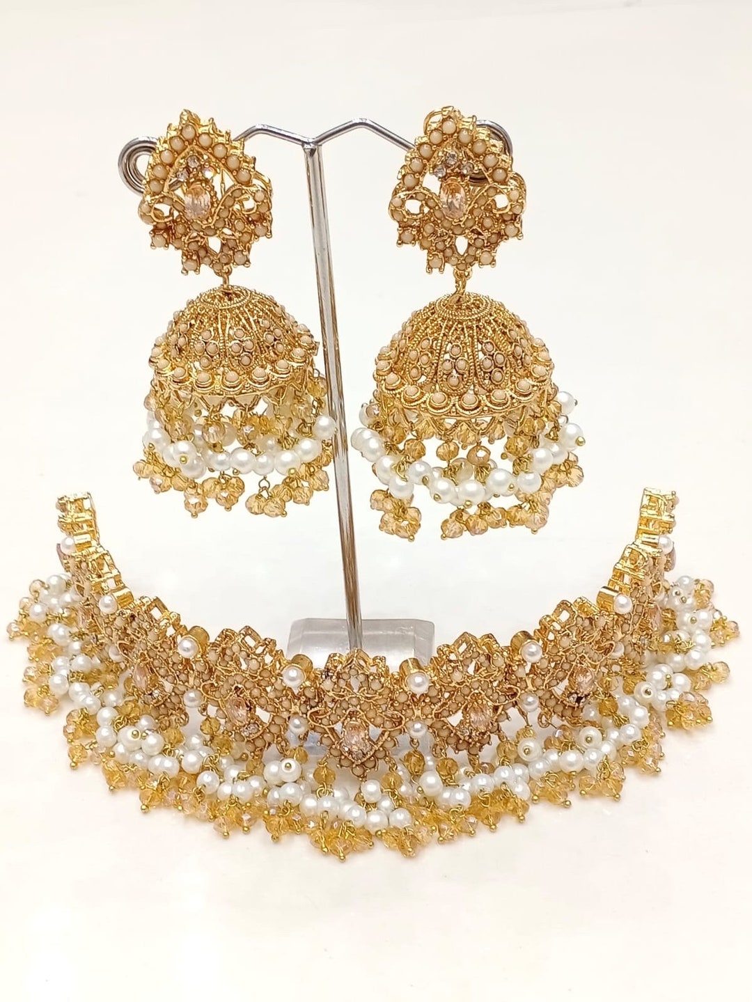 Pakistani Choker Set / Indian Pakistani Bridal Shaadi Jewelry ...