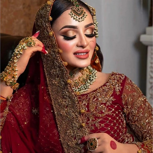 Bridal Heavy Complete Set / Indian Pakistani Bridal Shaadi - Etsy