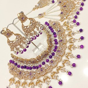 Bridal Heavy Complete Set / Indian Pakistani Bridal Shaadi - Etsy