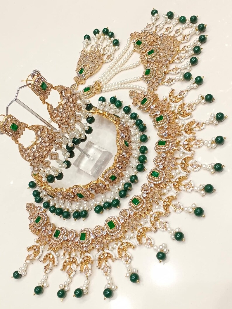 Bridal Heavy Complete Set / Indian Pakistani Bridal Shaadi - Etsy