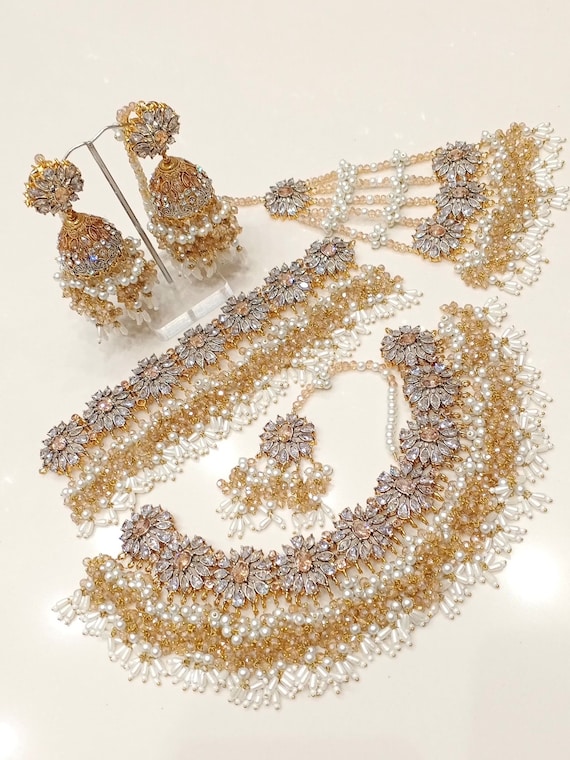 Bridal gold ornaments set store