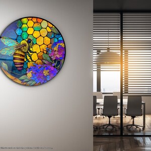 Stained Glass Wall Hangings-stain Glass Wall Art-colored Glass Art Deco ...