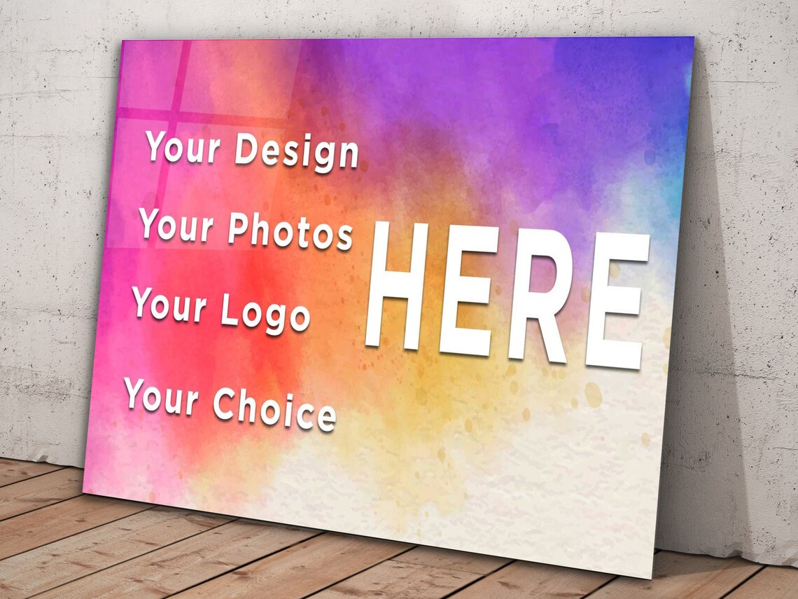 Custom Glass Printing Service Tempered Glass Art Personalised - Etsy