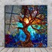 Stained Glass Painting Tree of Life, Stained Glass Window Glass Wall ...