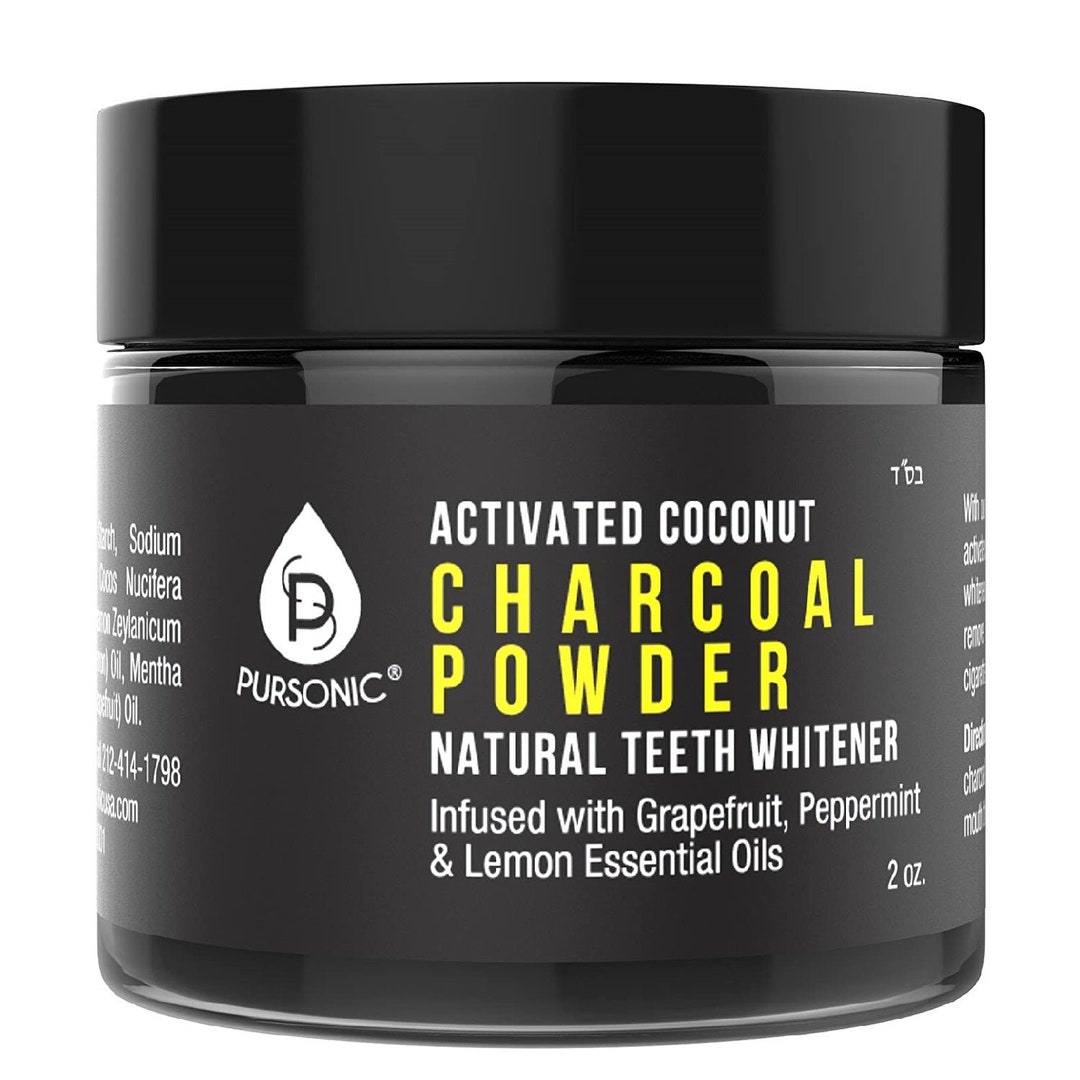 Activated Coconut Charcoal Powder Natural Teeth Whitener - Etsy