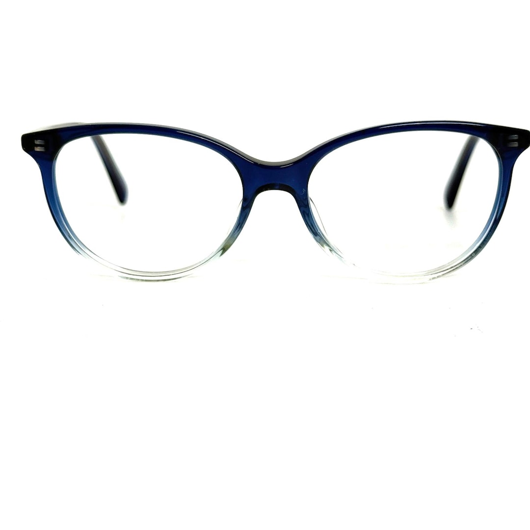 GUCCI GG0560O 004 Dark Blue Clear Eyeglasses Frames Full Rim 51-16-140 ...