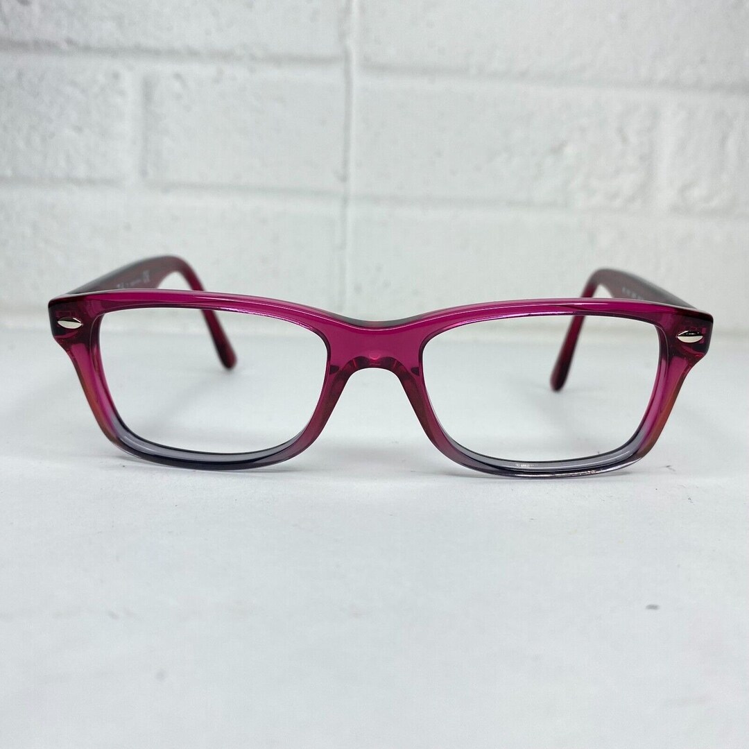 Ray-ban RB 1531 3648 Pink Gray Two Tone Rectangle Eyeglasses Frames 48 ...