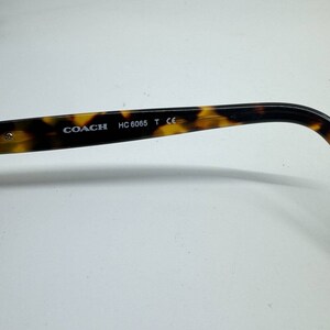 Coach Eyeglasses HC 6065 5437 Burgundy Tortoise Square Frame 51-17 135 ...