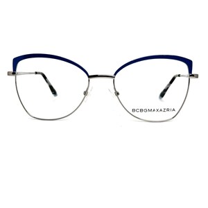 BCBG Linnet Blue Torquoise 53-16-135 Eyeglass Frame Blue Silver H13573 ...