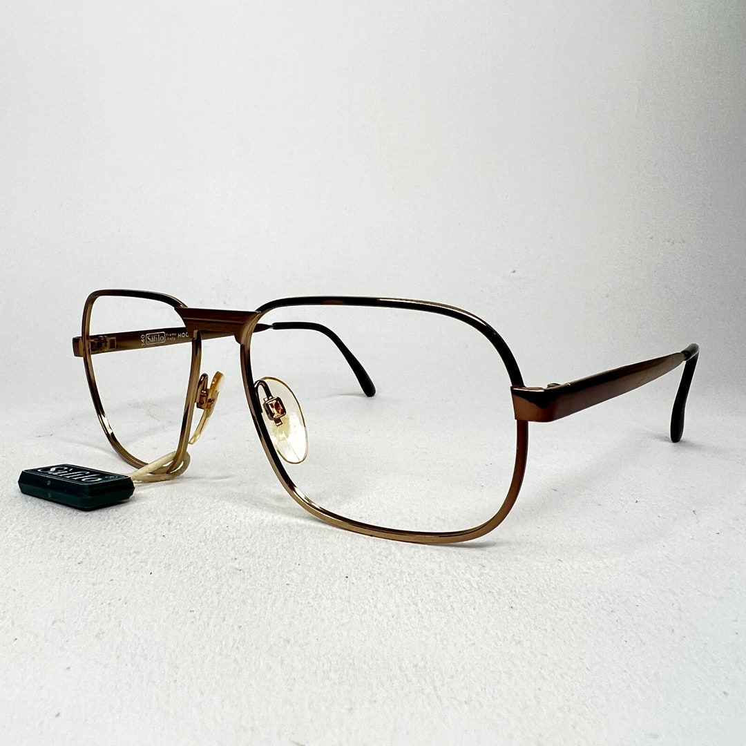 Vintage Safilo Eyeglasses Aviator FRAMES Rare Designer Italy 140 32 ...