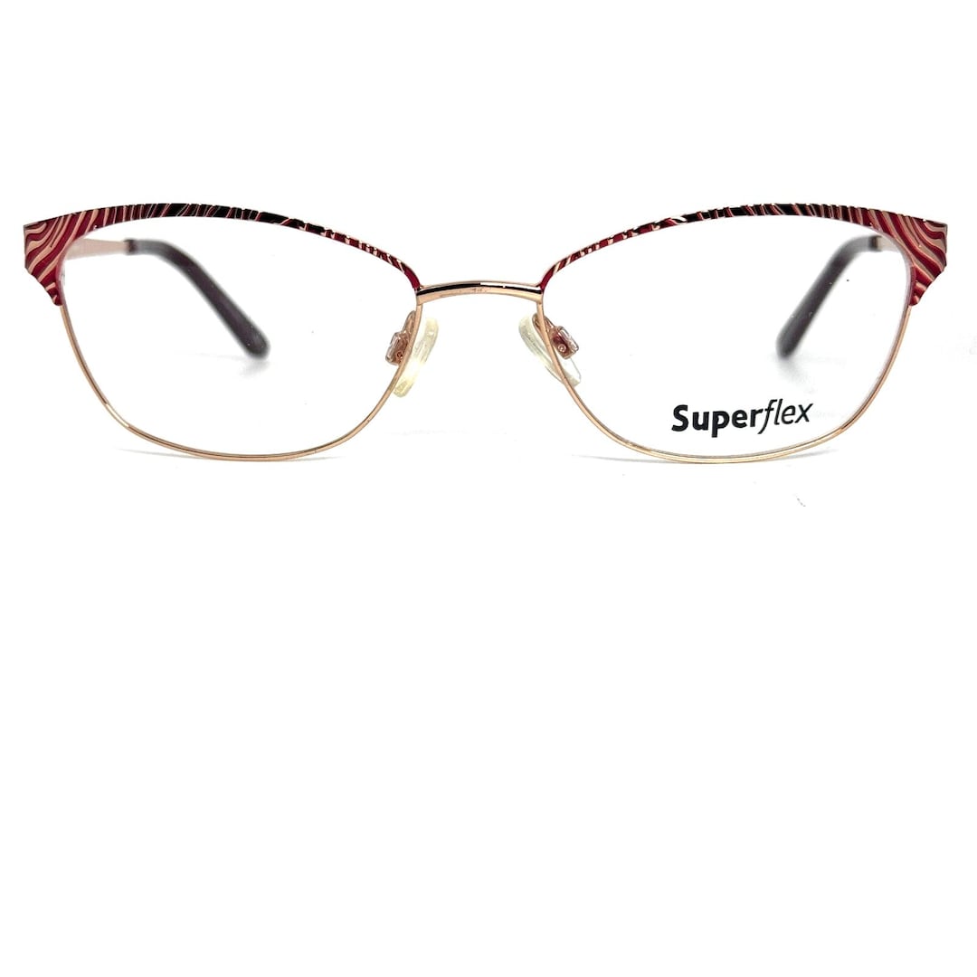 Superflex SF-448 C.2 Eyeglasses Frames Multicolor Half Rim 54-17-140 ...