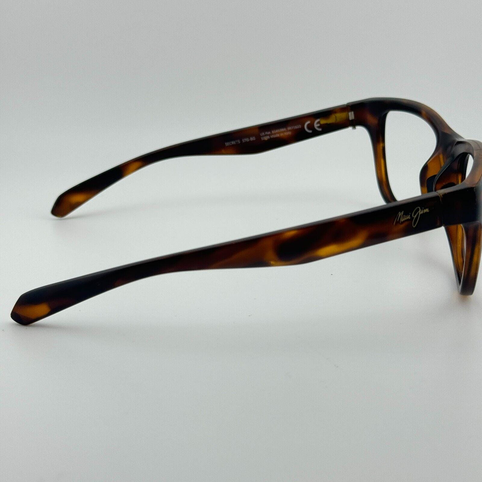 Maui Jim Secrets MJ 767-10M Matte Tortoise 56-17-135 Sunglasses Frame ...
