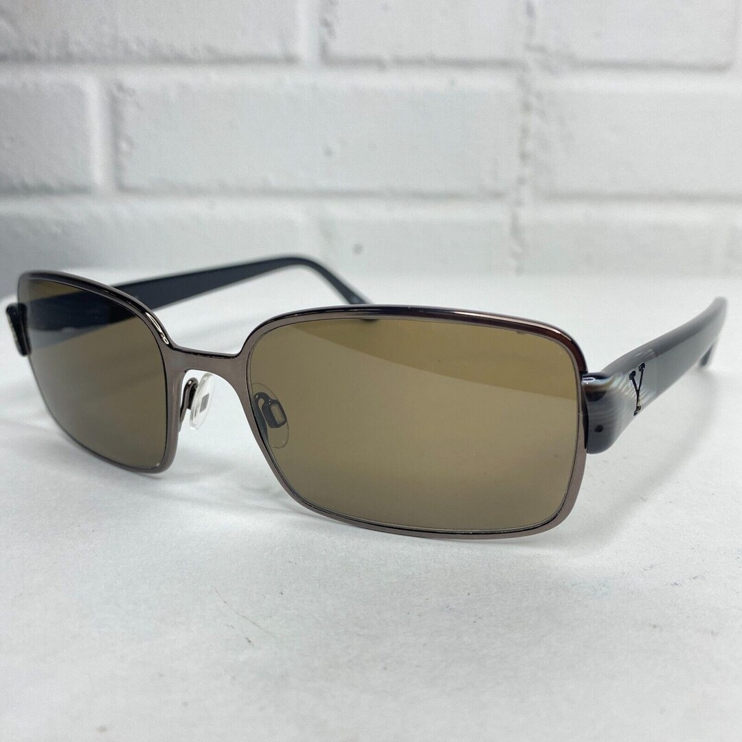 Vintage Exalt Cycle Sunglasses Mod. Ampere Brown Rectangular Italy ...