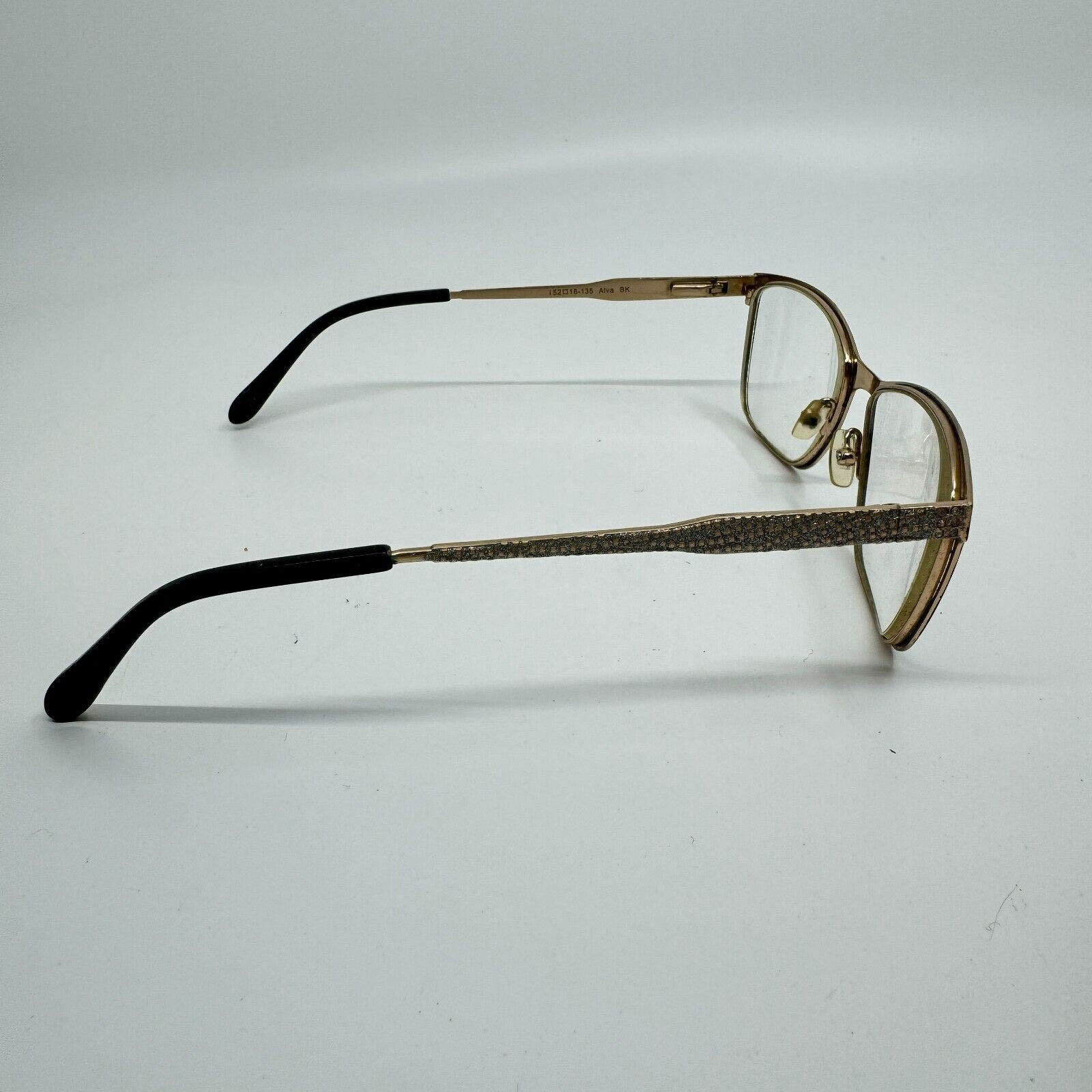 Vera Wang "alva" Flex Hinges, 52-16-135, Black and Gold H10588 - Etsy