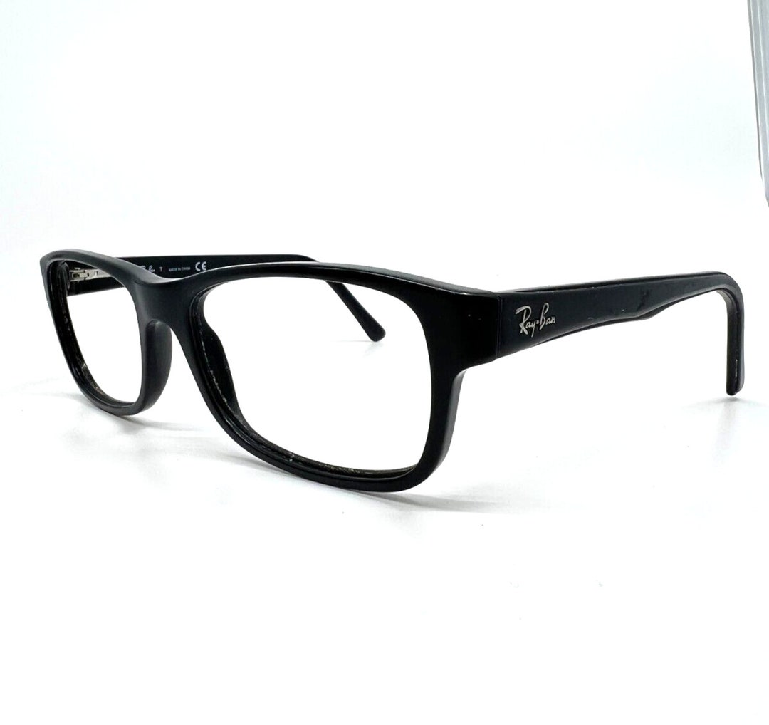 Ray-ban Eyeglasses Frames RB5268 5119 Black Square Thick Rim - Etsy