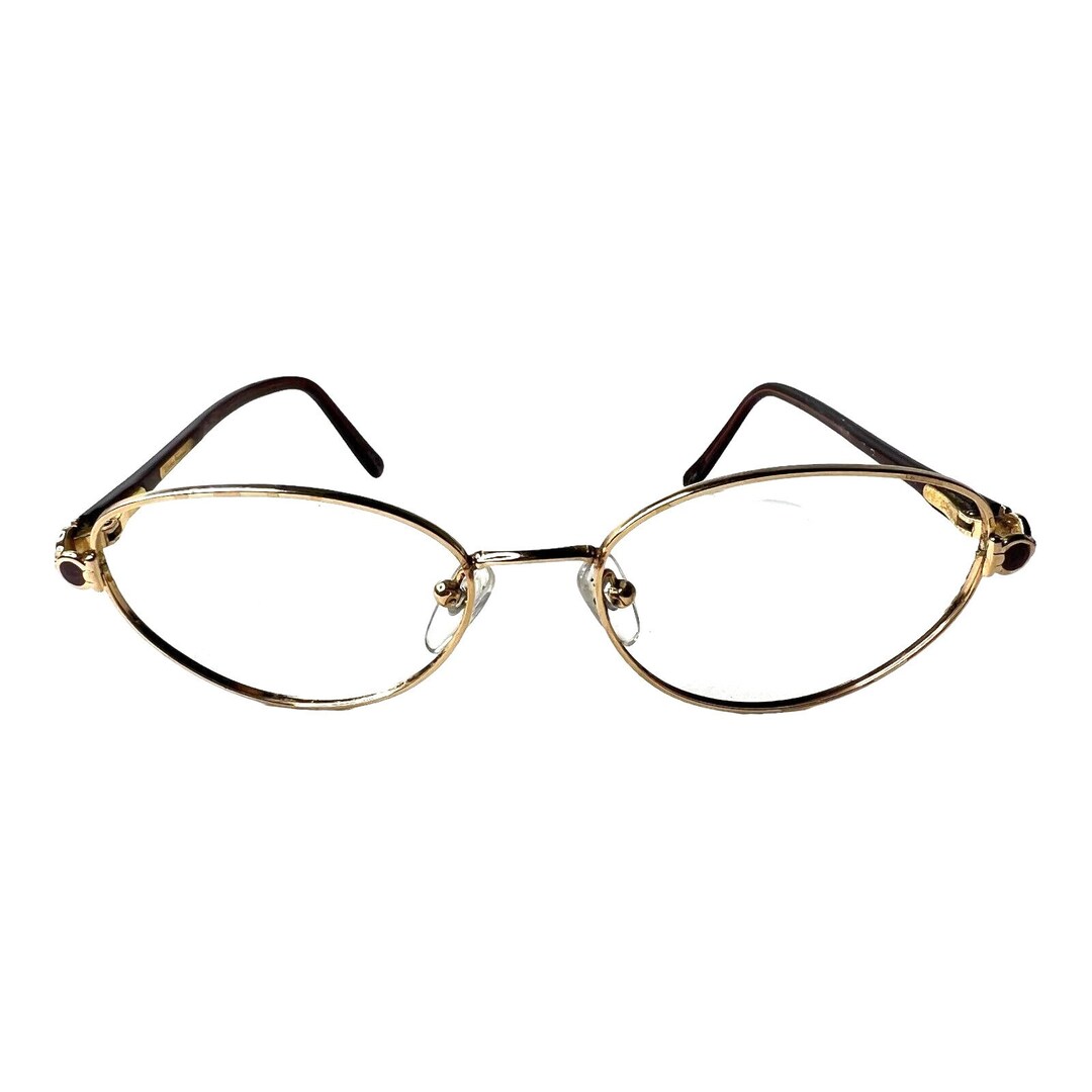 Salvatore Ferragamo Eyeglasses Frames SF1551 559 Black White Gold 53-17 ...