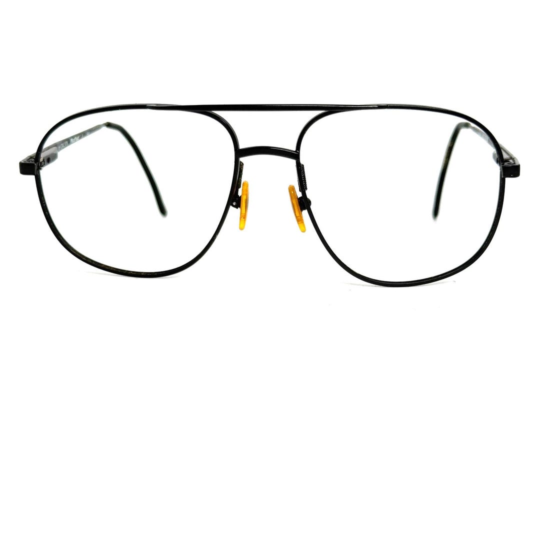 Van Heusen VH CALVIN 104 Black Pilot Aviator Full Rim Eyeglasses FRAME ...