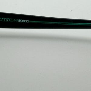 Bongo Eyeglasses Frames Black Green B Satin Small 49-16-130 H13058 - Etsy