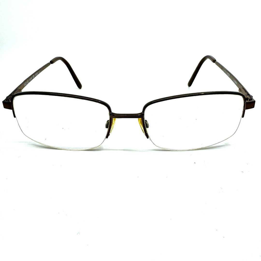 Clearvision Eyeglasses Frames Oscar Brown Mens Half-rim 58-19-150 ...