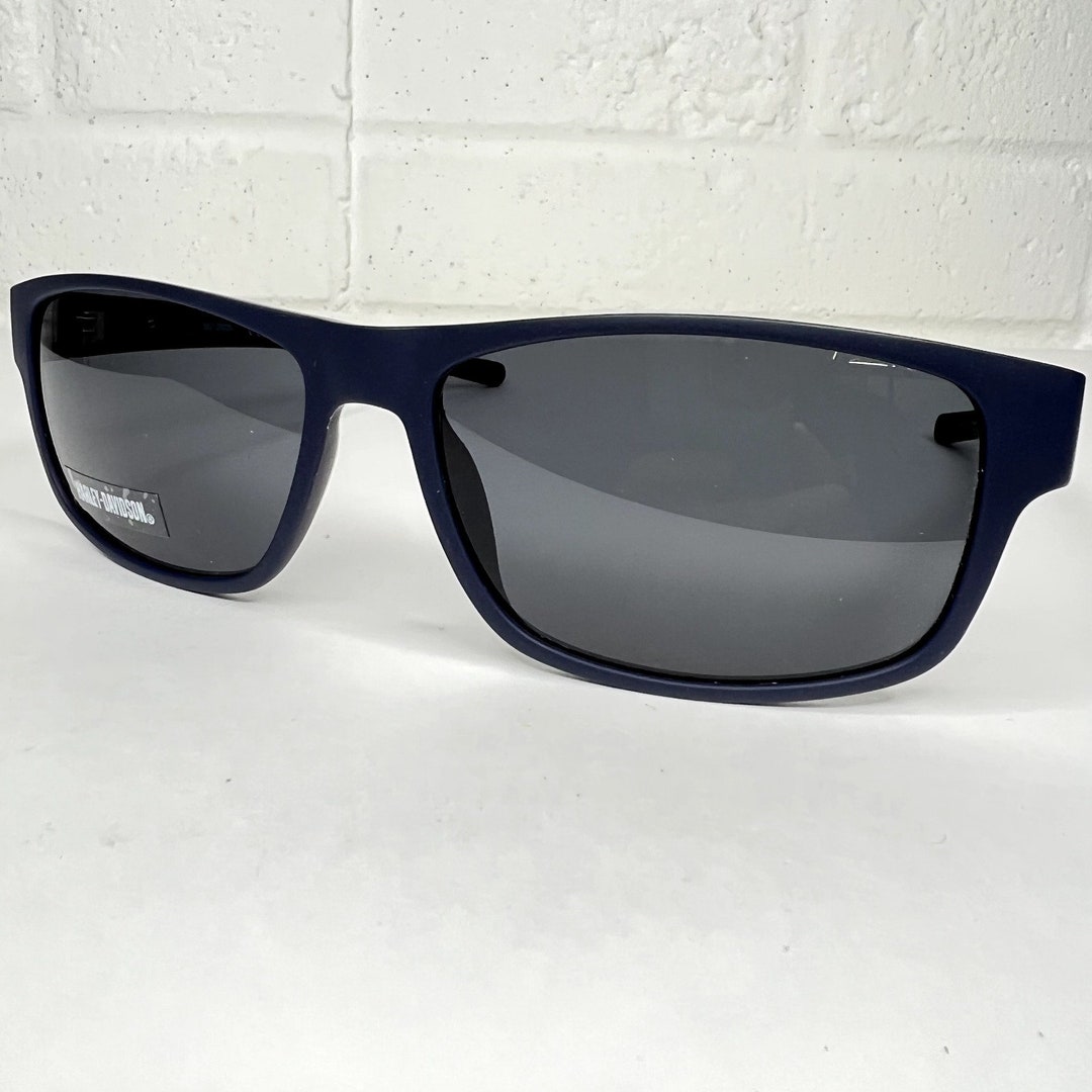 Harley Davidson HD0935X Matte Blue 91A Wide Plastic Sunglasses Frame 62 ...
