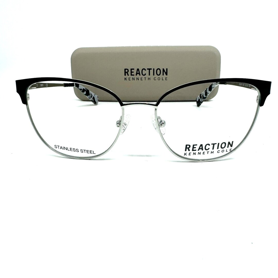 Kenneth Cole New York KC0877 Black 002 Metal Eyeglasses Frame 53-16-135 ...