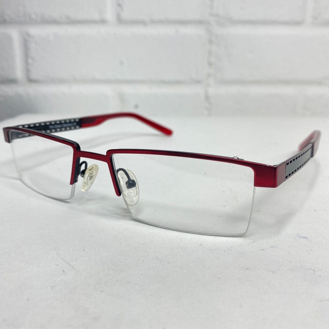 TIM DILSEN TD3468 Red Eyeglasses Glasses Metal Frame 52-19-140mm ...