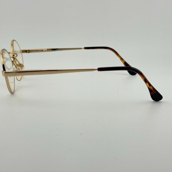 L'amy Paris Eyeglasses Frame Kids 204 gold Round 46-1… - Gem