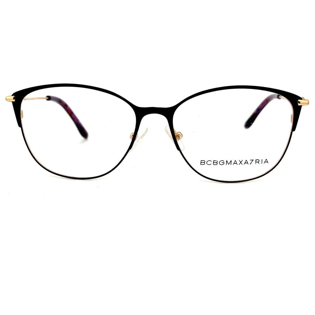 BCBG Purple Gold Cat Eye Frame Eyeglasses Italy Freya Eggplant 54 16 ...