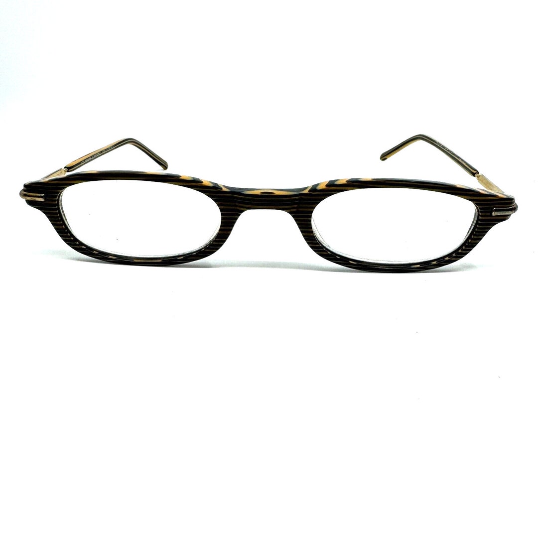 Jimmy Crystal Eyeglass Frames Crystallized Swarovski Black Brown Yellow ...