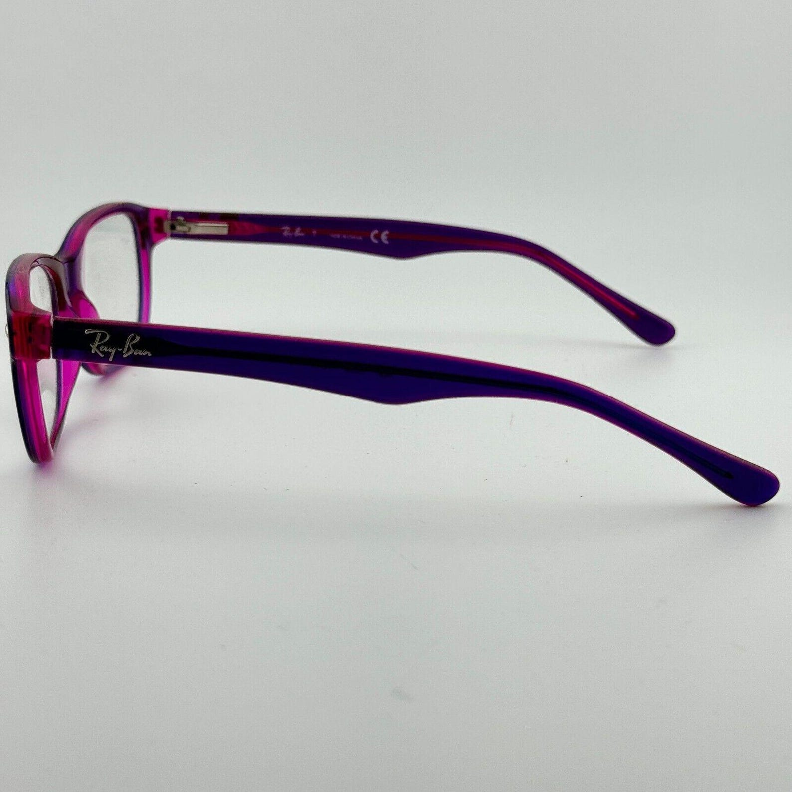 Ray-ban RB1555 3666 Eyeglasses Frame Purple Square Full Rim 48-16-130 ...