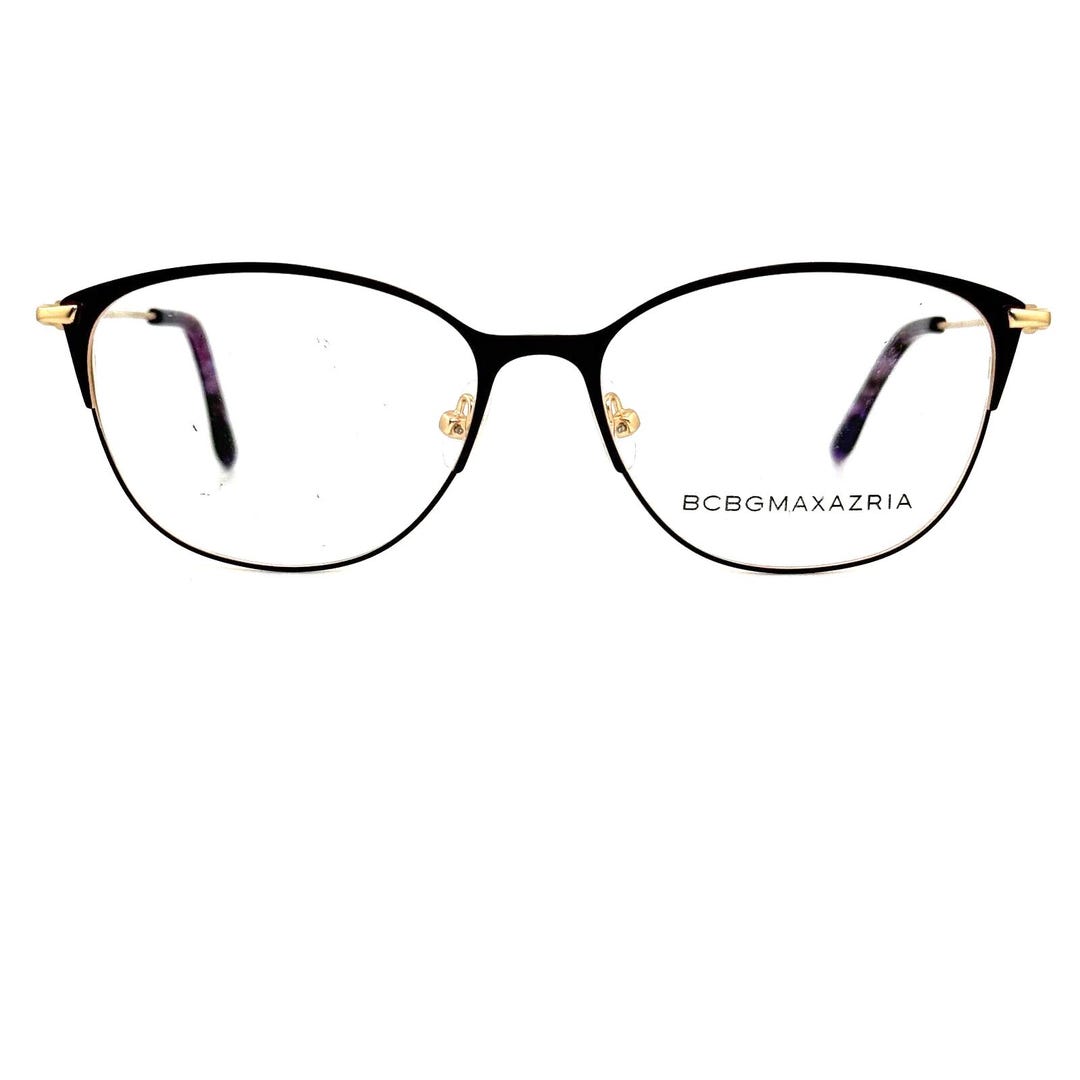 BCBG Purple Gold Cat Eye Frame Eyeglasses Freya Eggplant 52 16 130 ...