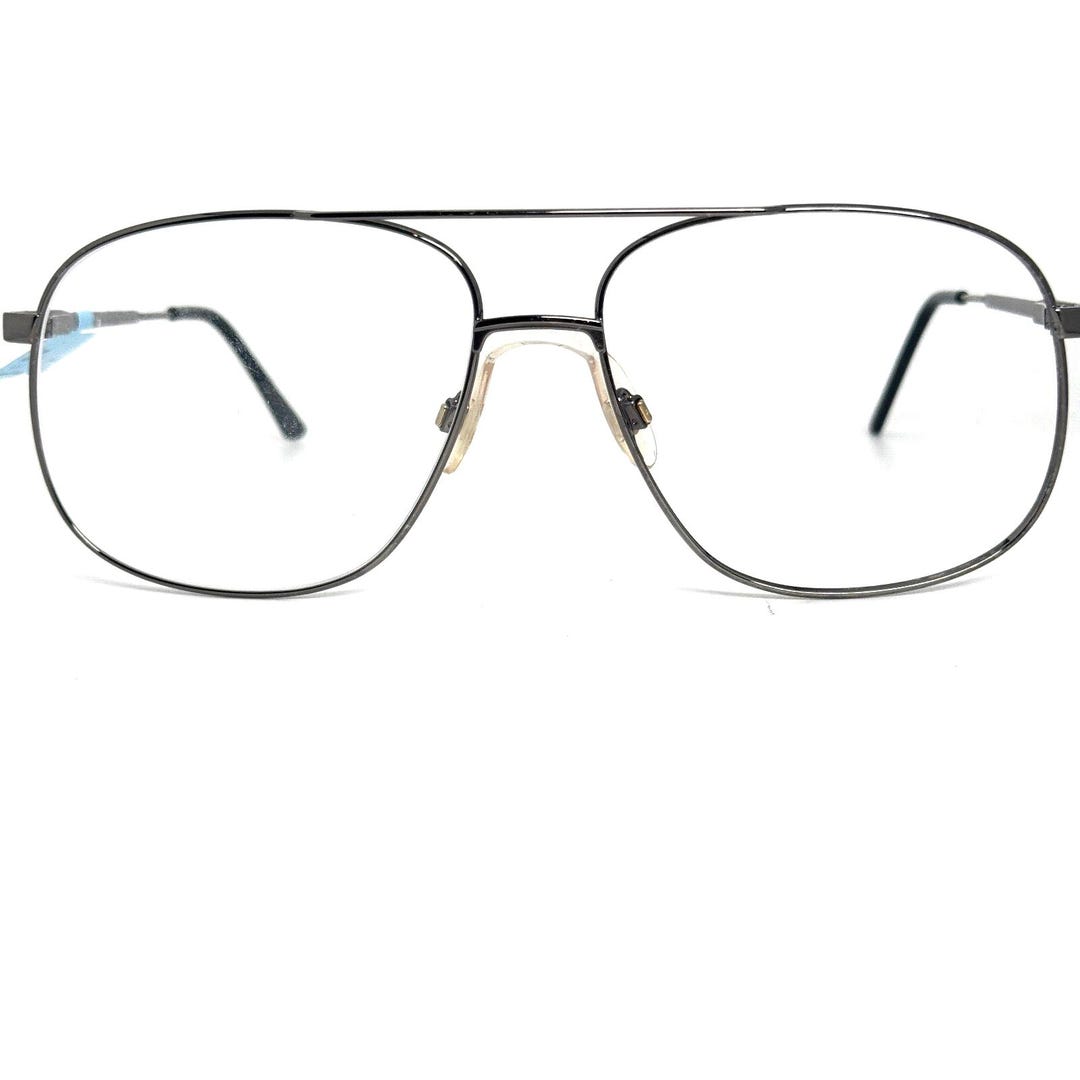 Marchon Jonathan 2 Eyeglasses Frame Unisex Adult Silver Full Rim 62-18 ...